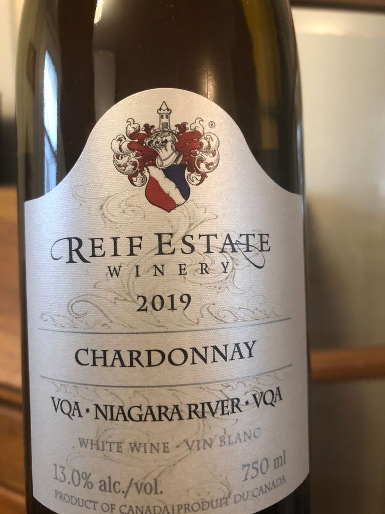 2020 Reif Estate Chardonnay, Canada, Ontario, Niagara Peninsula ...