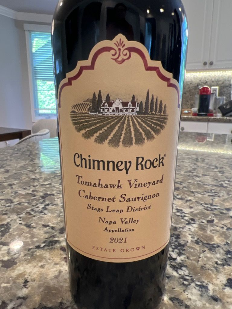 2021 Chimney Rock Cabernet Sauvignon Tomahawk Vineyard, USA, California ...