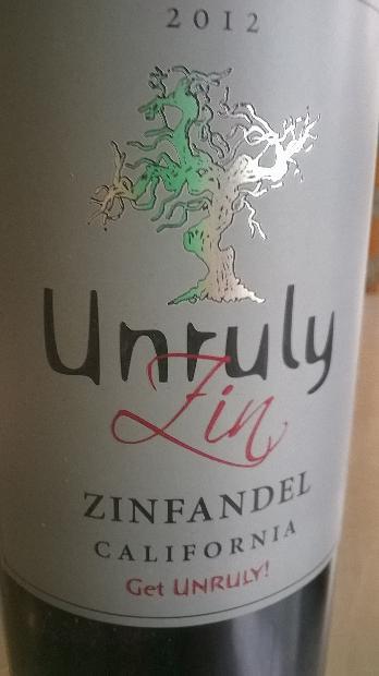 2012 Unruly Wine Cellars Zinfandel, USA, California - CellarTracker