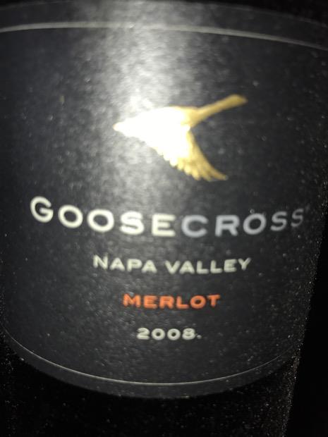2008 Goosecross Cellars Merlot State Lane Vineyard, USA, California ...