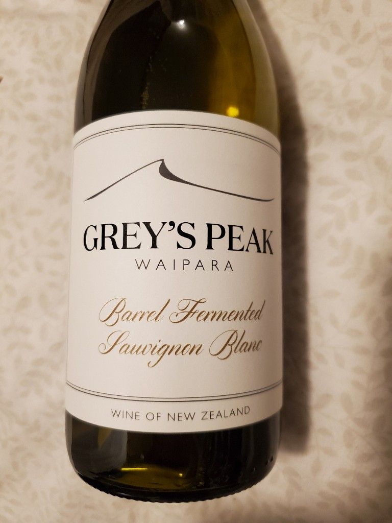 2018 Greystone / Grey's Peak Sauvignon Blanc Barrel Fermented, New ...