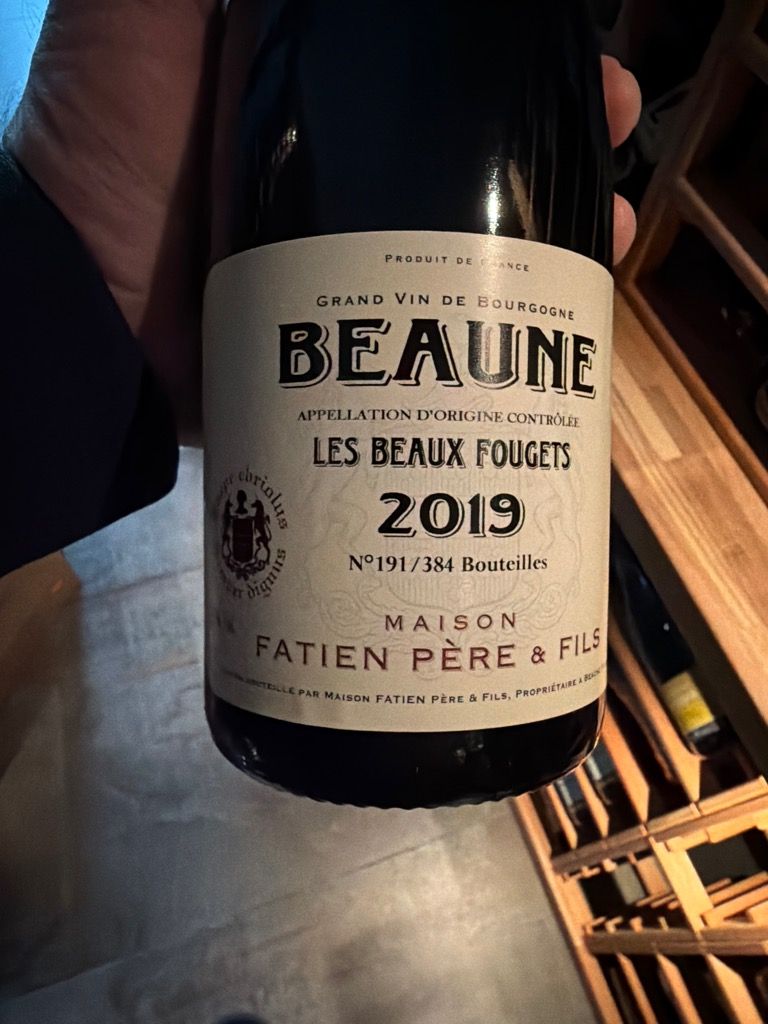 2023 Maison Fatien Père et Fils Beaune Les Beaux Fougets, France ...