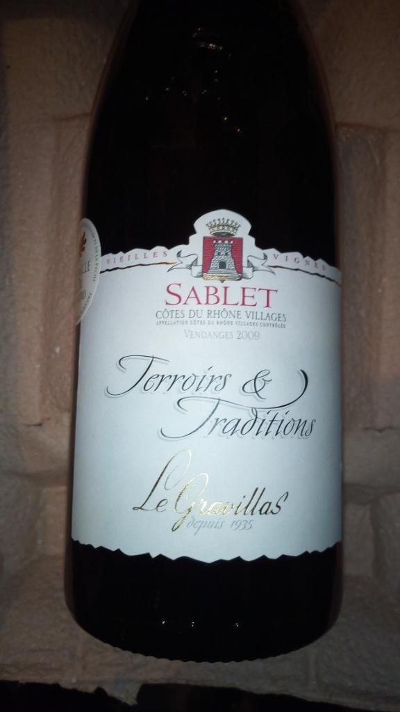 2009 Le Gravillas Côtes du Rhône Villages Sablet Terroirs & Traditions ...