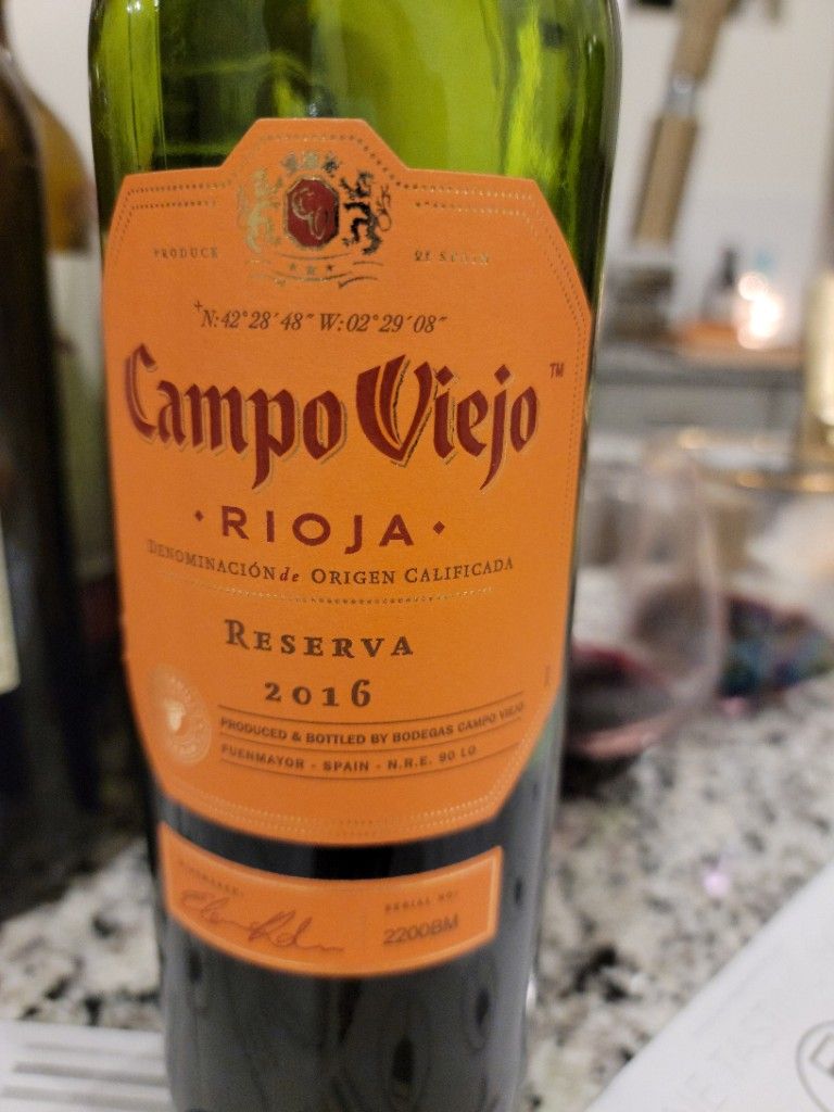 2016 Campo Viejo Rioja Reserva, Spain, La Rioja, Rioja - CellarTracker
