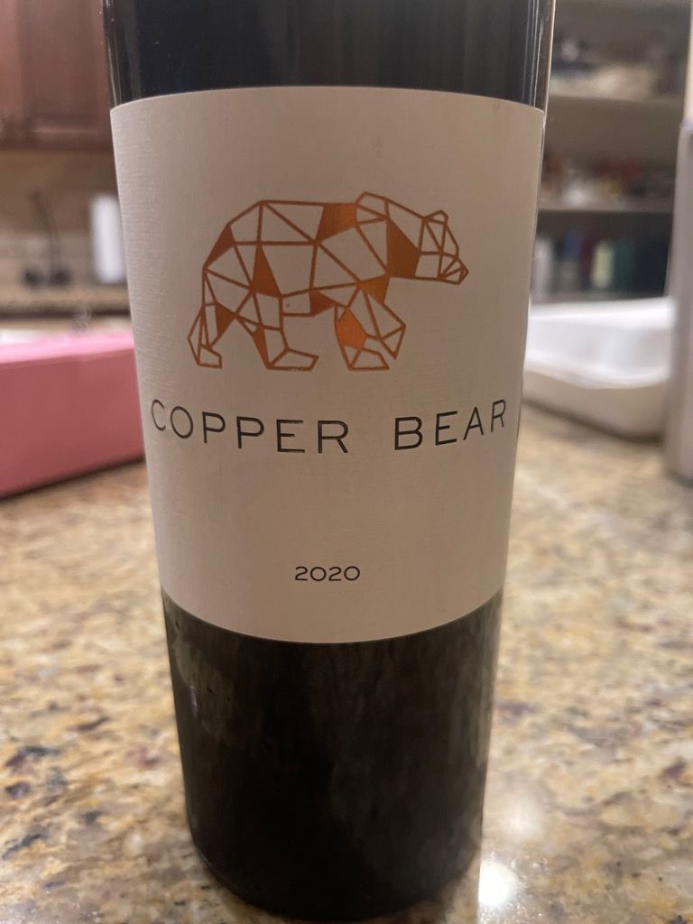 2020 Copper Bear Cabernet Sauvignon, USA, California, Napa Valley, Rutherford - CellarTracker