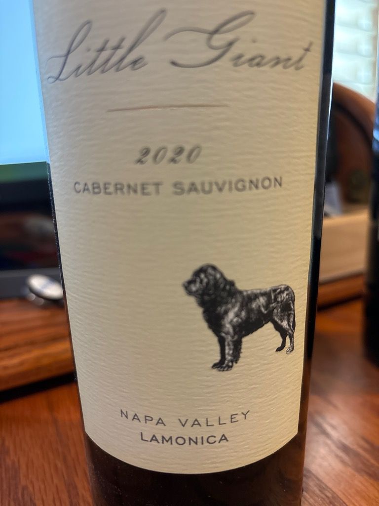 2020 Sleeping Giant Cabernet Sauvignon Little Giant Lamonica, USA ...