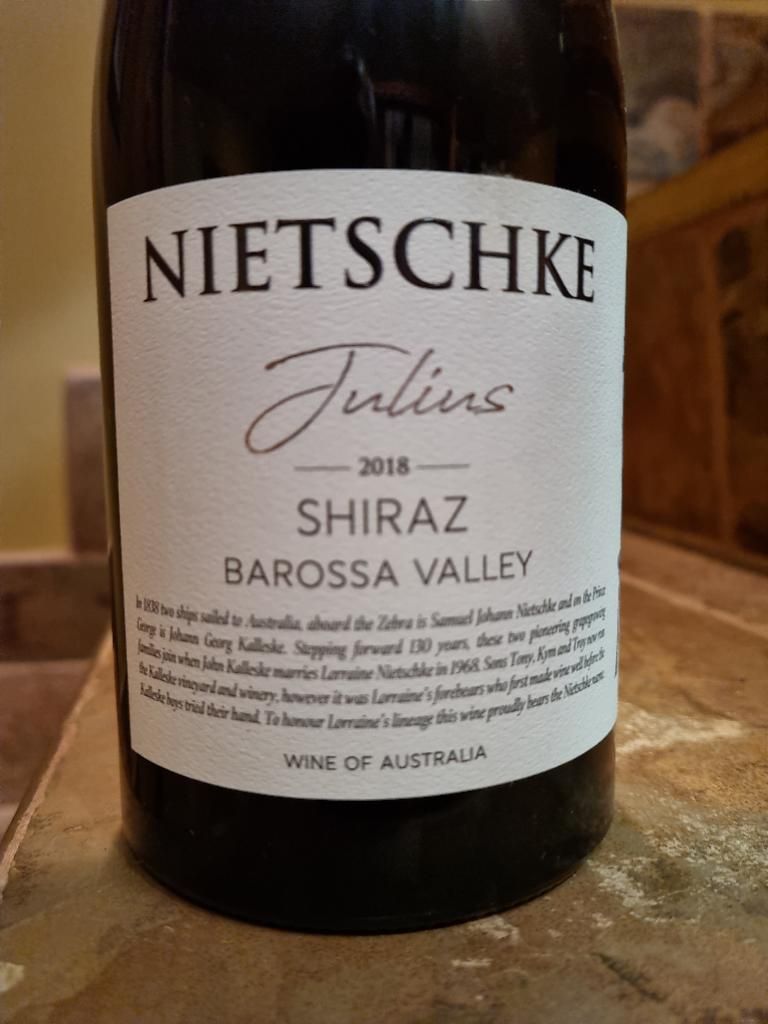 2020 Kalleske Shiraz Nietschke Julius, Australia, South Australia ...
