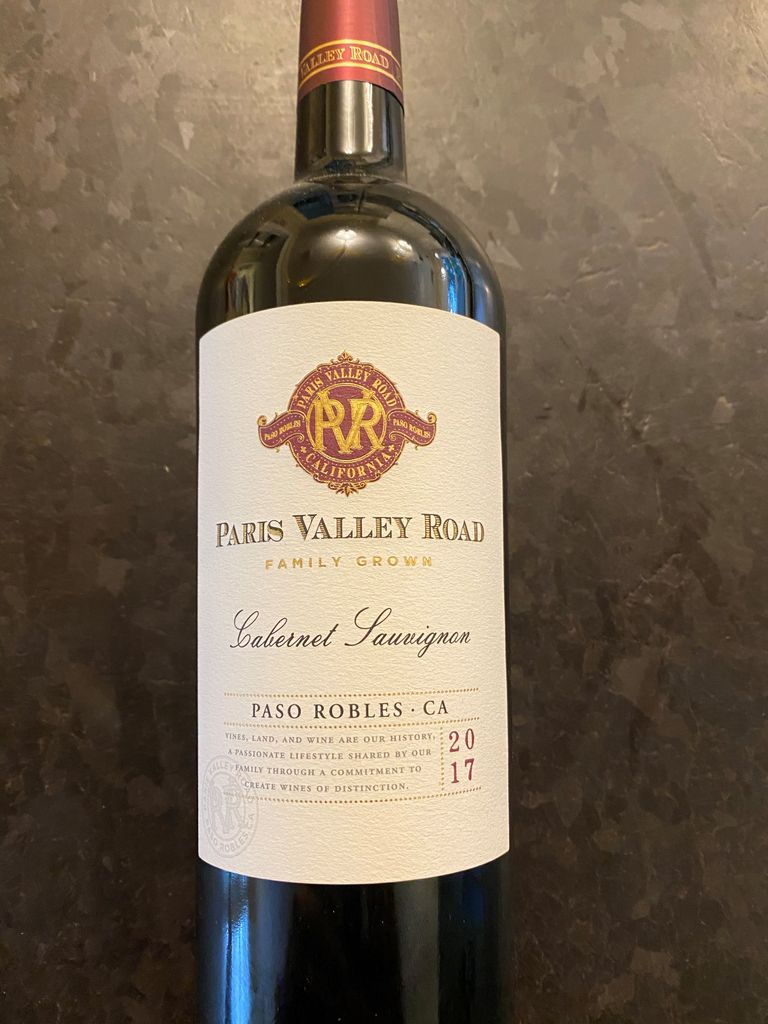 NV Paris Valley Road Cabernet Sauvignon, USA, California - CellarTracker