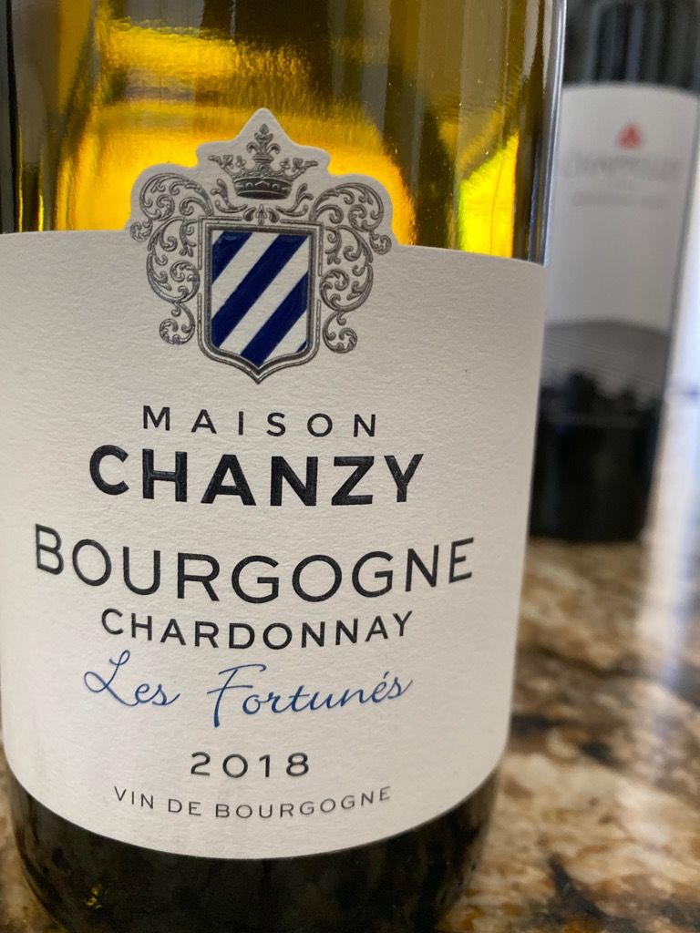 2018 Maison Chanzy Chardonnay Bourgogne Les Fortunés, France, Burgundy ...