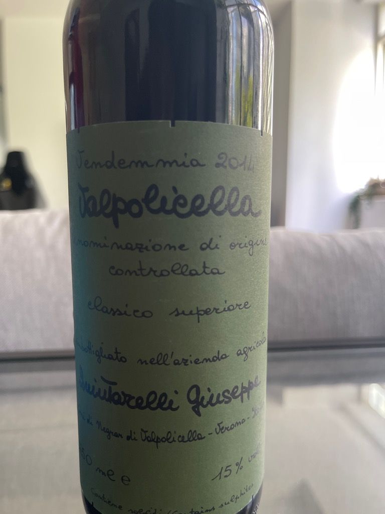 2014 Giuseppe Quintarelli Valpolicella Classico Riserva, Italy, Veneto ...