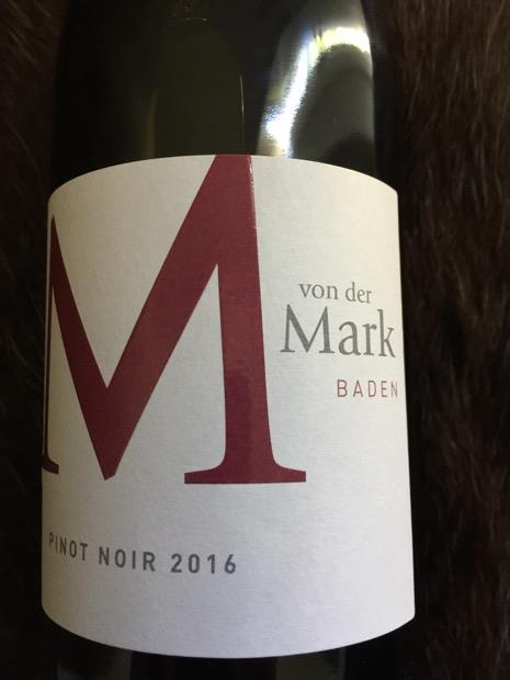 2015 Jürgen von der Mark Pinot Noir Trocken, Germany, Baden - CellarTracker