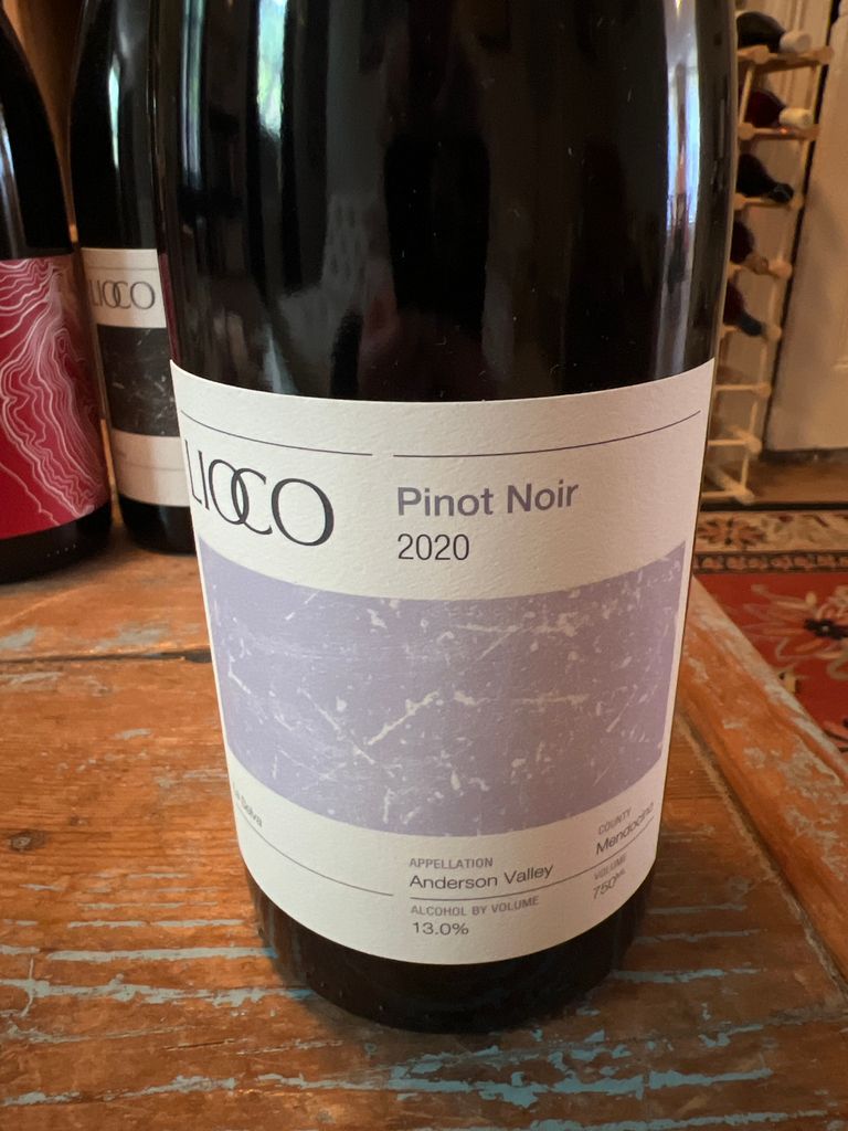 2020 Lioco Pinot Noir La Selva, USA, California, North Coast, Anderson ...