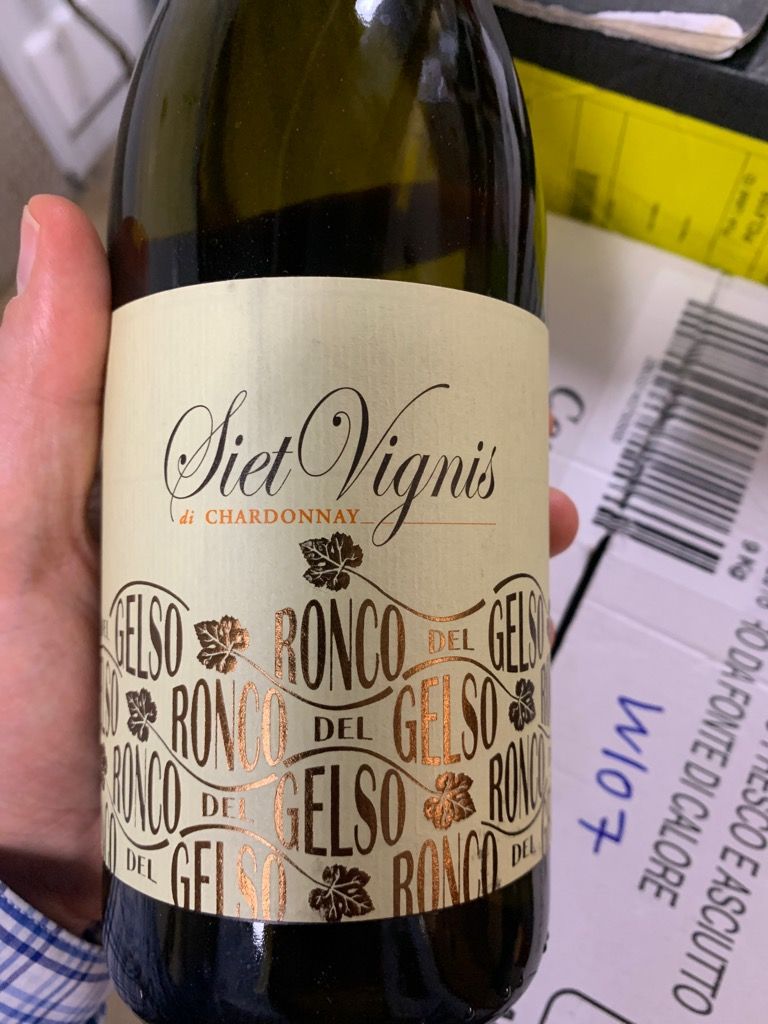 2016 Ronco del Gelso Chardonnay Siet Vignis, Italy, Friuli-Venezia ...
