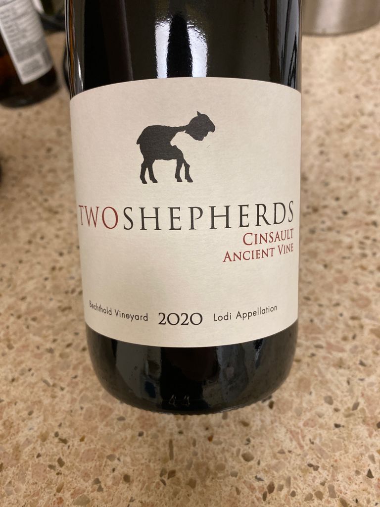 2021 Two Shepherds Cinsault Ancient Vines Bechthold Vineyard, USA, California, Central Valley ...