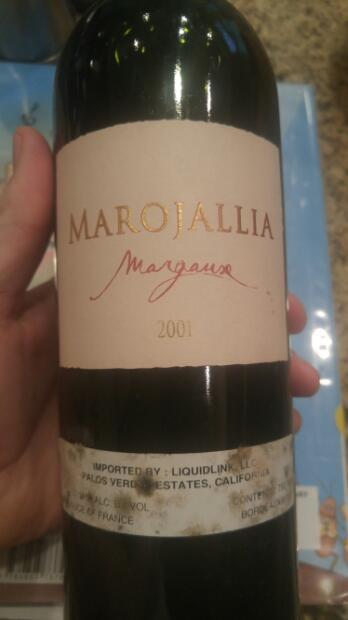 2001 Château Marojallia, France, Bordeaux, Médoc, Margaux - CellarTracker