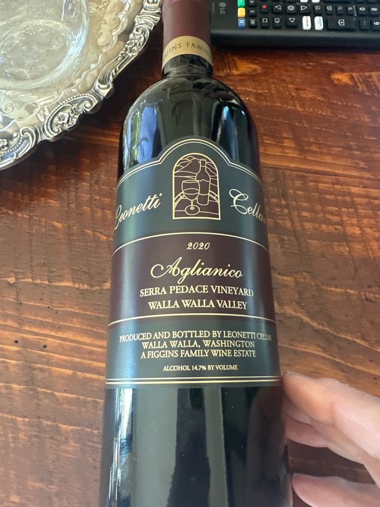 2020 Leonetti Cellar Aglianico Serra Pedace Vineyard, USA, Washington ...