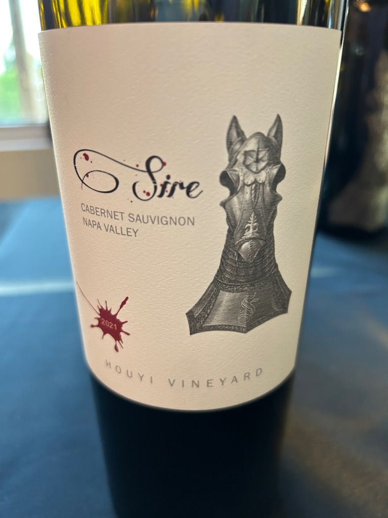 2020 Sire Cabernet Sauvignon Houyi Vineyard, USA, California, Napa ...