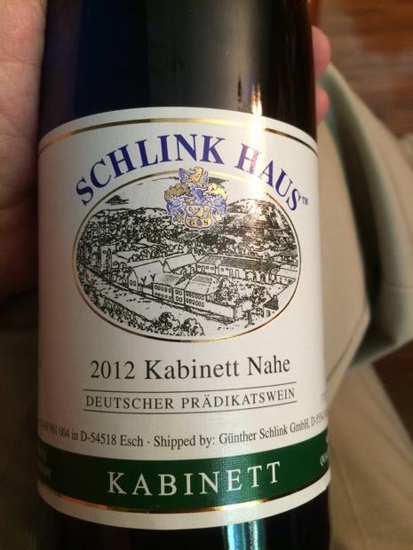 2009 Schlink Haus Riesling Kabinett, Germany, Nahe - CellarTracker