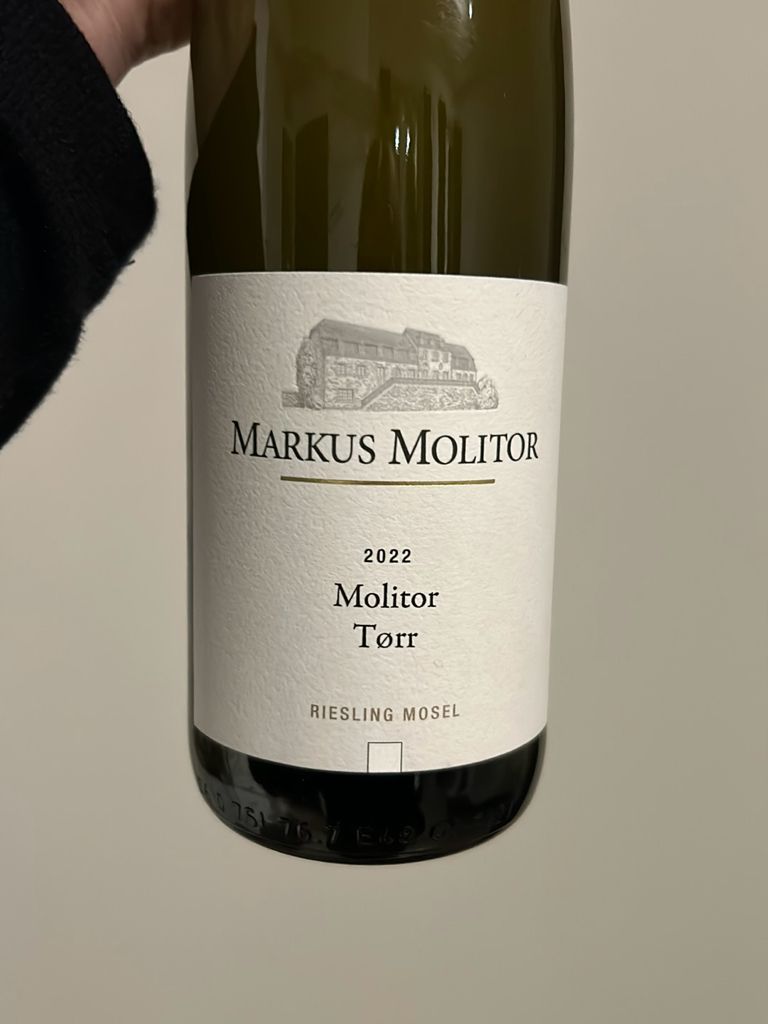 2020 Markus Molitor Riesling Tørr, Germany, Mosel Saar Ruwer ...