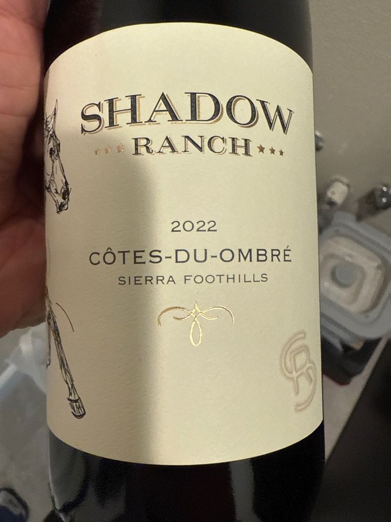 2021 Shadow Ranch Cotes-du-Ombre, USA, California, Sierra Foothills, El ...