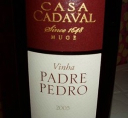 2003 Casa Cadaval Vinha Padre Pedro, Portugal, Ribatejo, Tejo ...