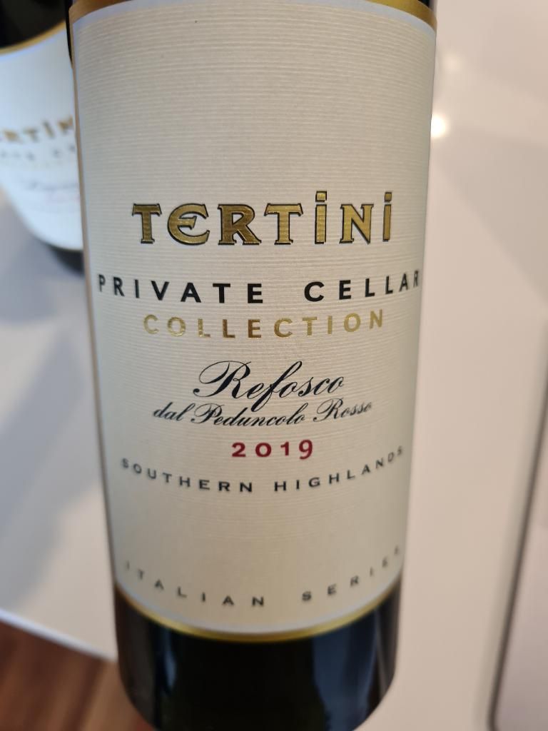2021 Tertini Wines Refosco dal Peduncolo Rosso private cellar ...