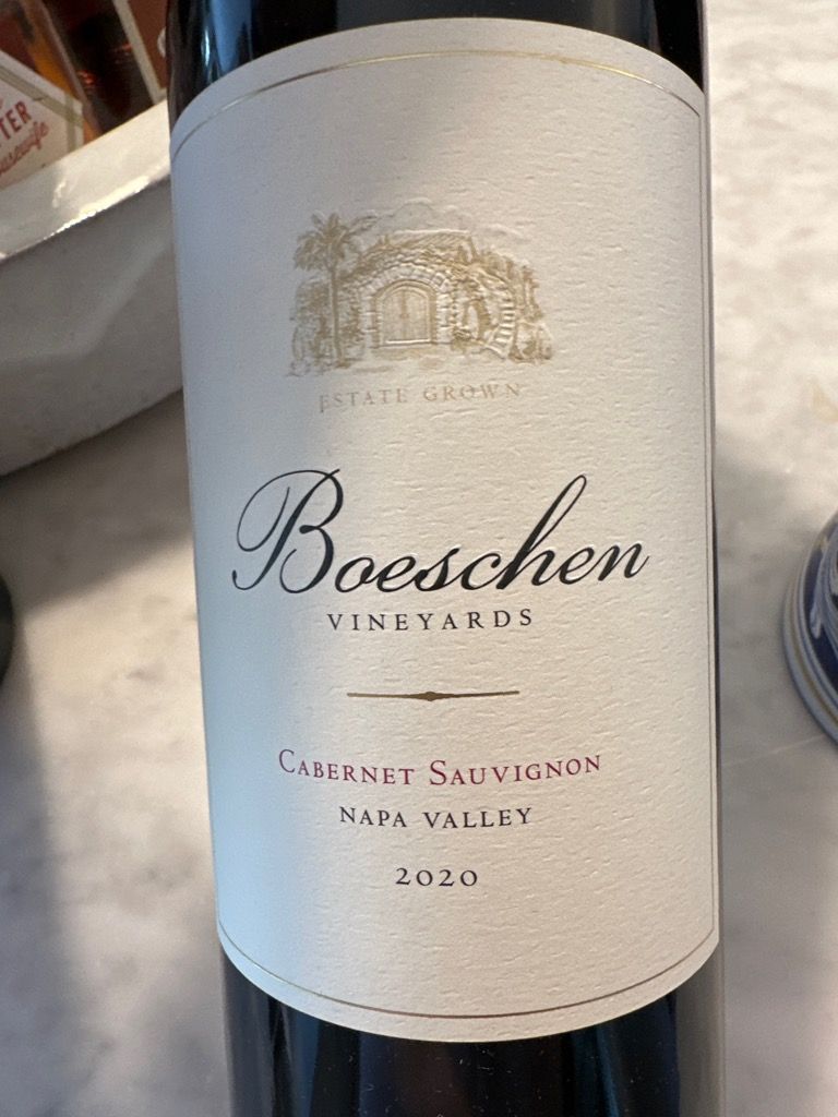 2020 Boeschen Vineyards Cabernet Sauvignon, USA, California, Napa ...