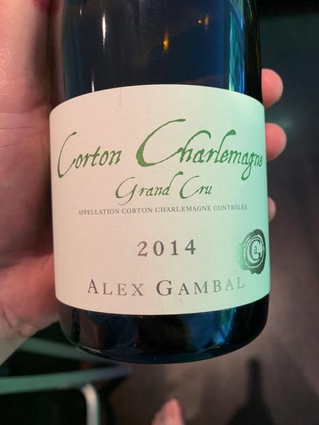 2014 Maison Alex Gambal Corton-Charlemagne, France, Burgundy, Côte de ...