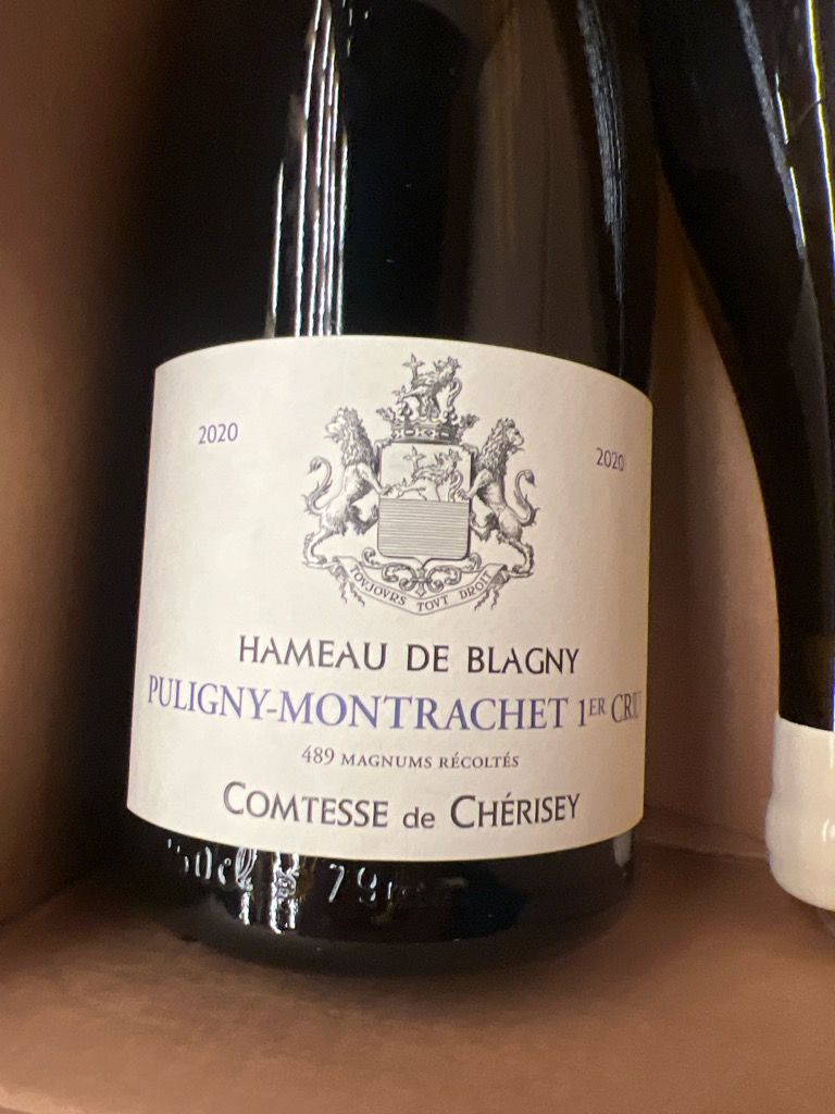 2020 Domaine Comtesse de Cherisey Puligny-Montrachet 1er Cru Hameau de ...