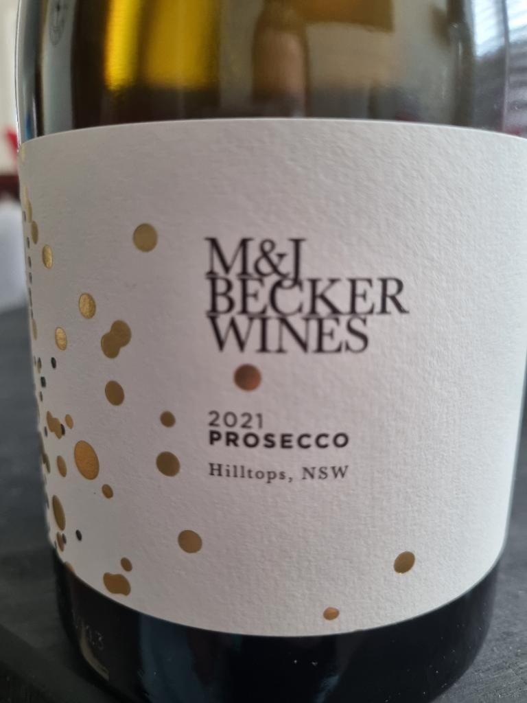 2023 M&J Becker Prosecco, Australia, New South Wales / Victoria, Murray ...
