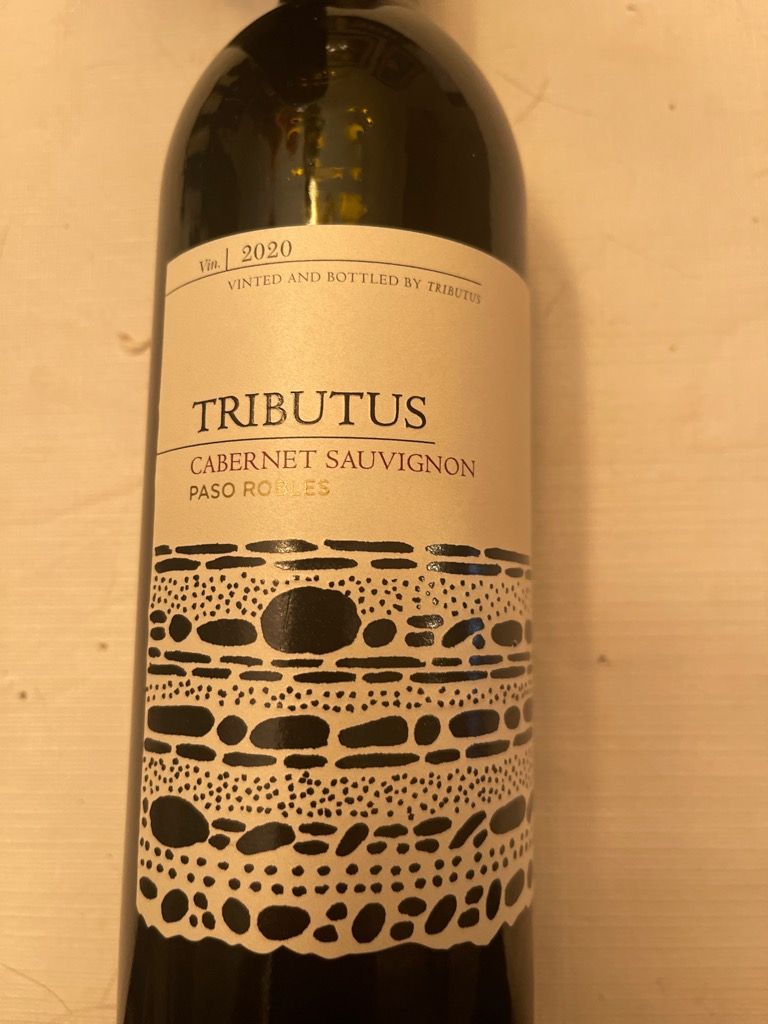 2020 Tributus Cabernet Sauvignon, USA, California, Central Coast, Paso ...