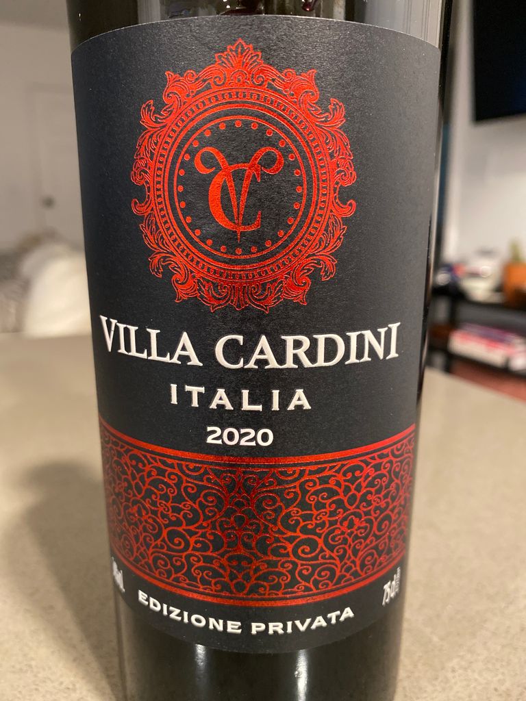 2020 Villa Cardini Edizione Privata, Italy - CellarTracker