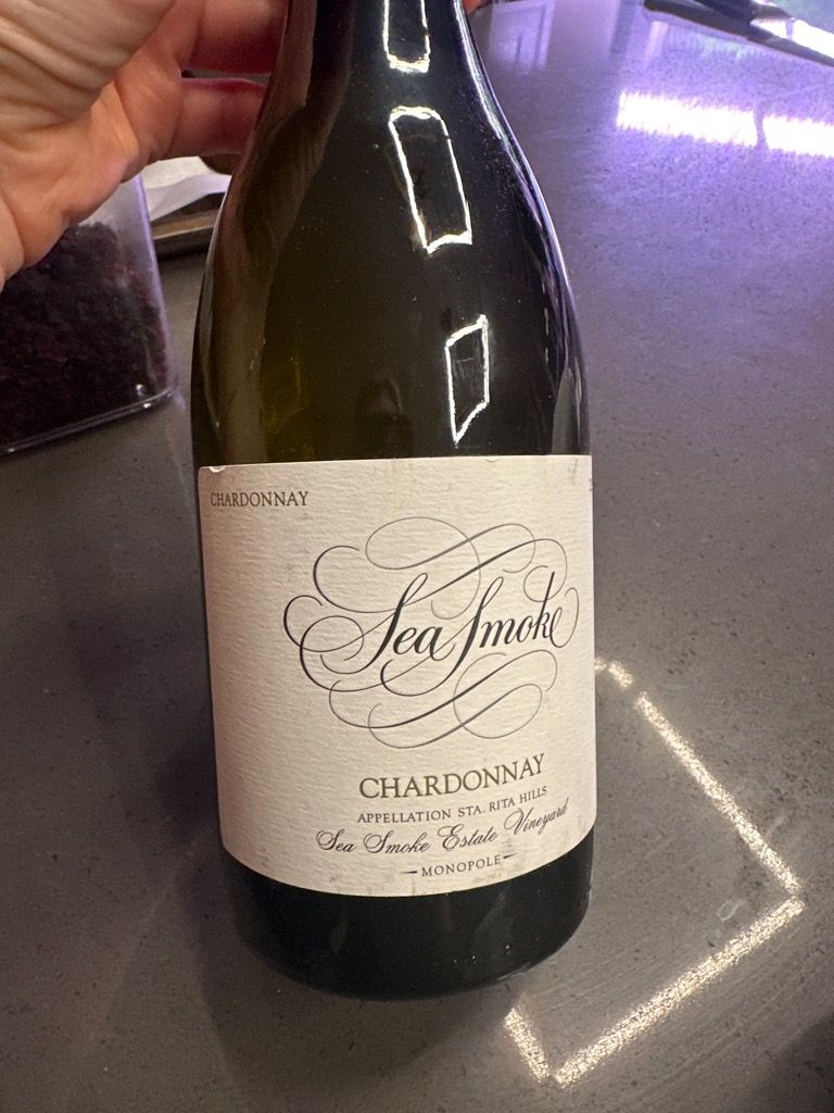 2021 Sea Smoke Chardonnay Monopole Sea Smoke Estate Vineyard, USA ...