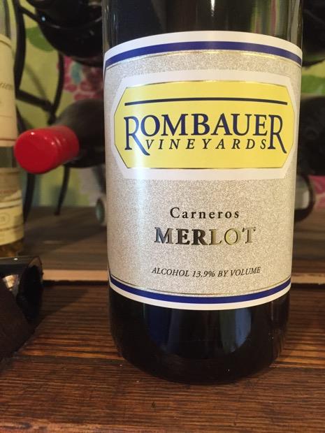2009 Rombauer Vineyards Merlot Carneros, USA, California, Napa / Sonoma ...