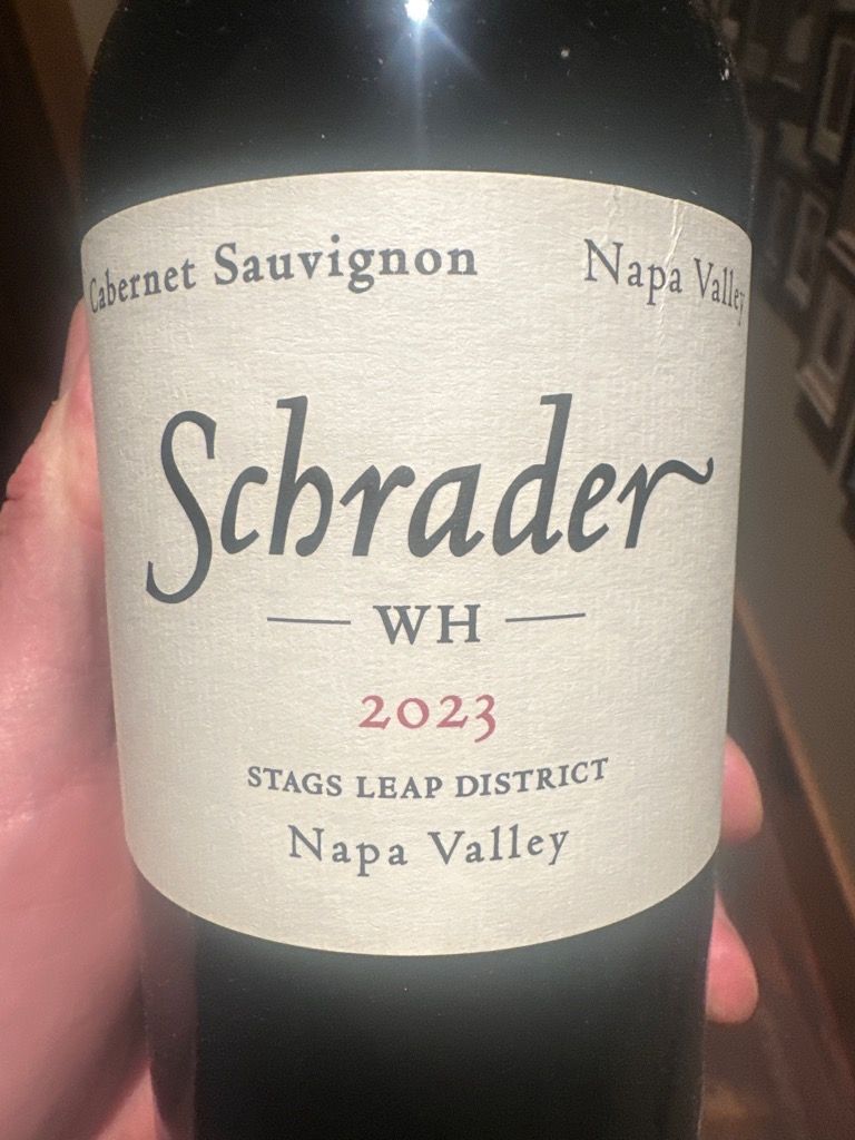 2023 Schrader Cellars Cabernet Sauvignon Wappo Hill, USA, California ...