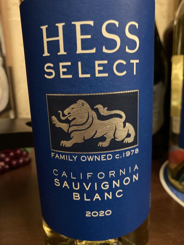 2020 The Hess Collection Sauvignon Blanc Hess Select North Coast, USA ...