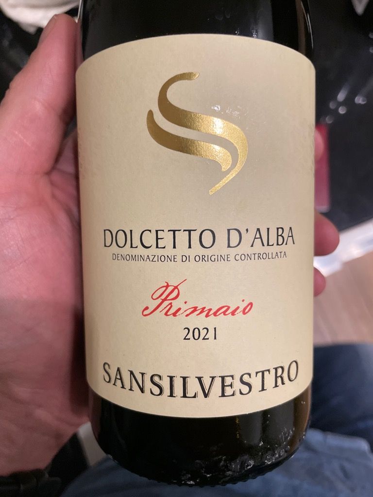 2023 Cantine San Silvestro Dolcetto d'Alba Primaio, Italy, Piedmont ...