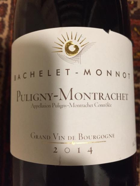 2014 Domaine Bachelet-Monnot Puligny-Montrachet, France, Burgundy, Côte ...