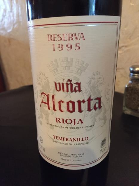 1999 Campo Viejo Rioja Reserva Viña Alcorta, Spain, La Rioja, Rioja ...