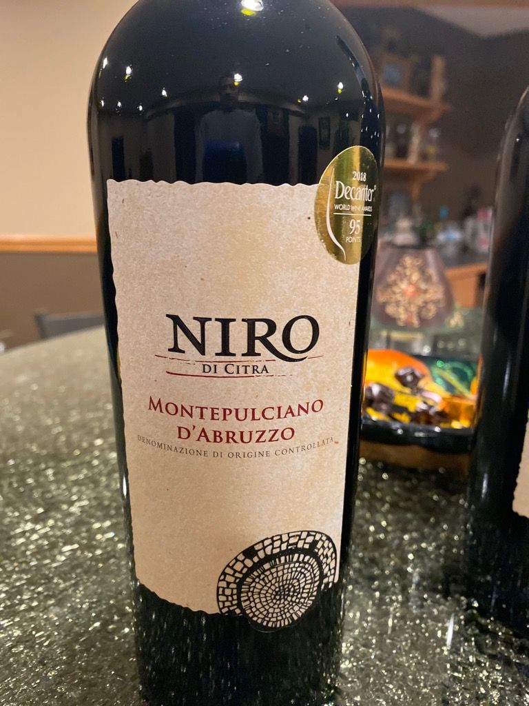 2019 Citra Montepulciano d'Abruzzo Niro, Italy, Abruzzi, Montepulciano ...