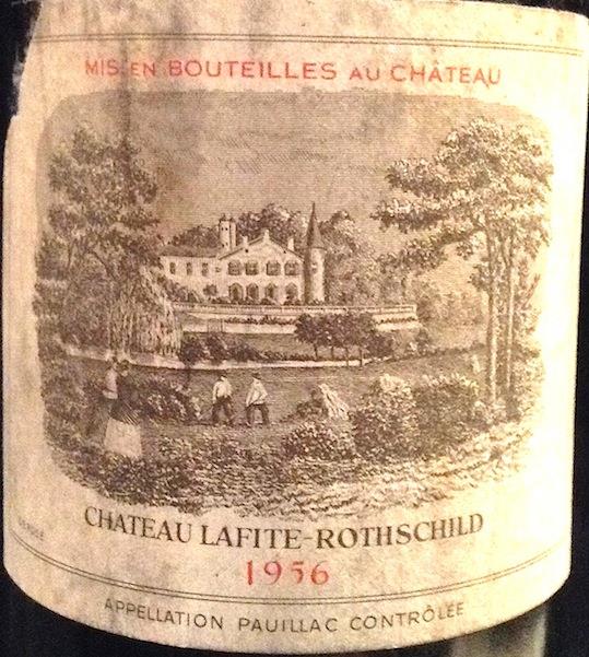 1956 Château Lafite Rothschild, France, Bordeaux, Médoc, Pauillac ...