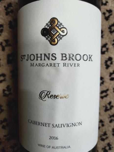 2019 St Johns Wine Cabernet Sauvignon Reserve, Australia, Western Australia, South West ...