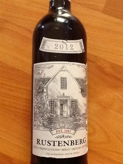 2013 Rustenberg Reserve Red, South Africa, Coastal Region, Stellenbosch ...