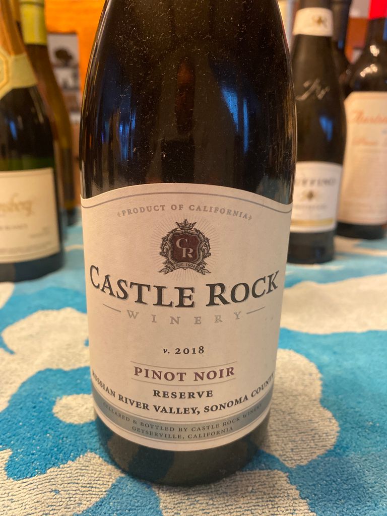 2018 Castle Rock Pinot Noir Reserve Russian River Valley, USA ...