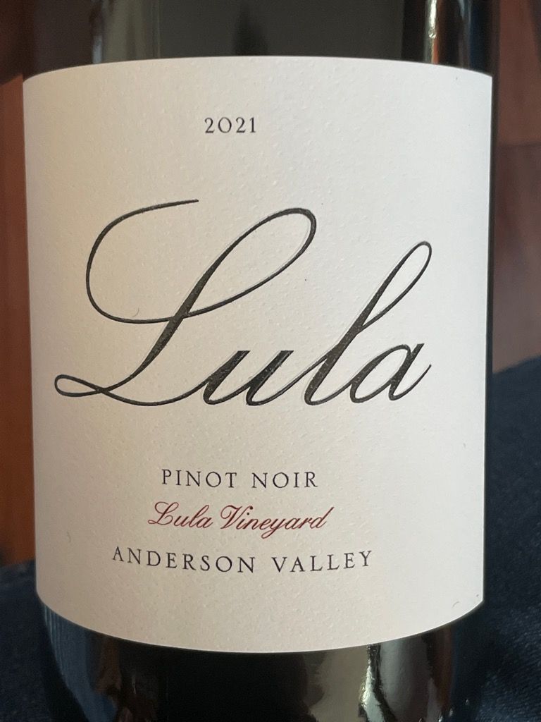 2021 Lula Pinot Noir Lula Vineyard, USA, California, North Coast ...