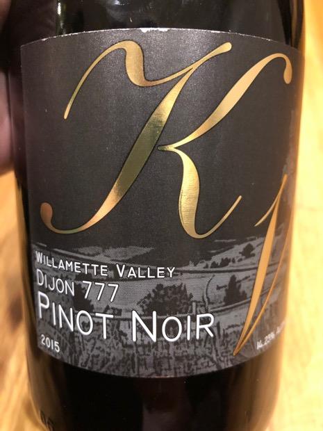 2012 Kason Vineyards Pinot Noir Dijon 777, USA, Oregon, Willamette ...