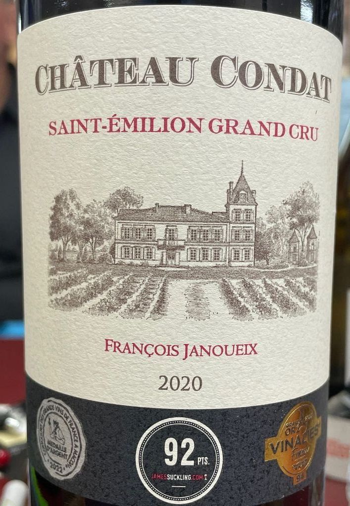 2020 Château Condat, France, Bordeaux, Libournais, St. Émilion Grand ...
