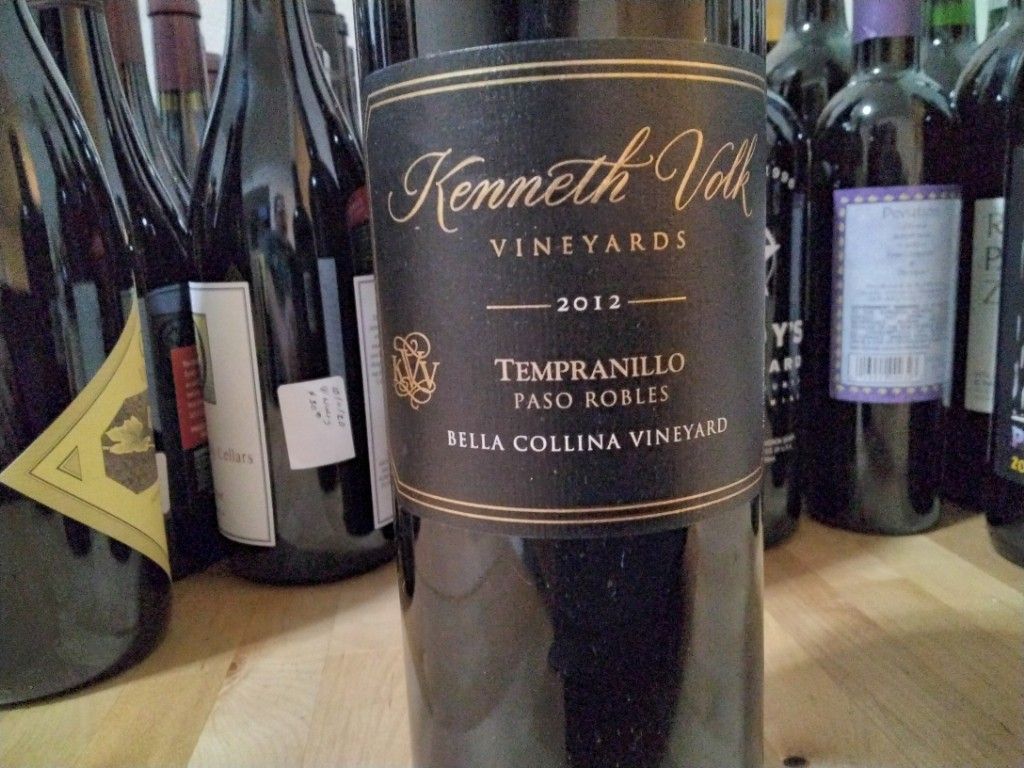 2015 Kenneth Volk Tempranillo bella collina, USA, California, Central ...
