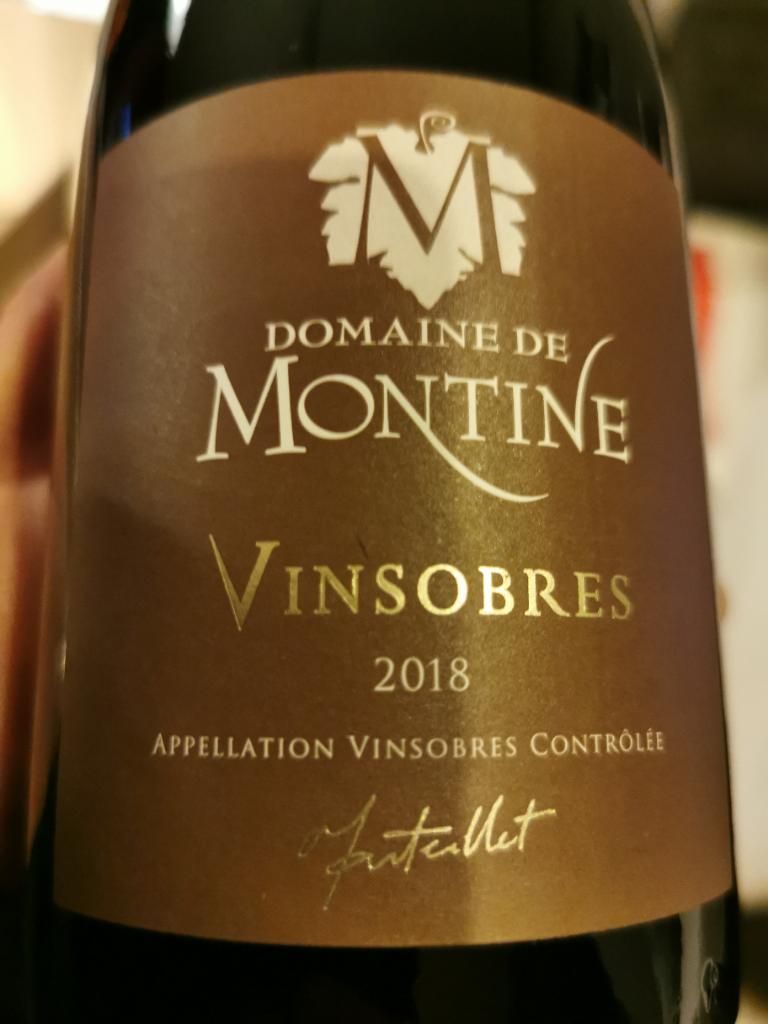 2021 Domaine de Montine Vinsobres, France, Rhône, Southern Rhône ...