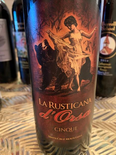 2015 La Rusticana d'Orsa Cinque, USA, California, Santa Cruz Mountains ...